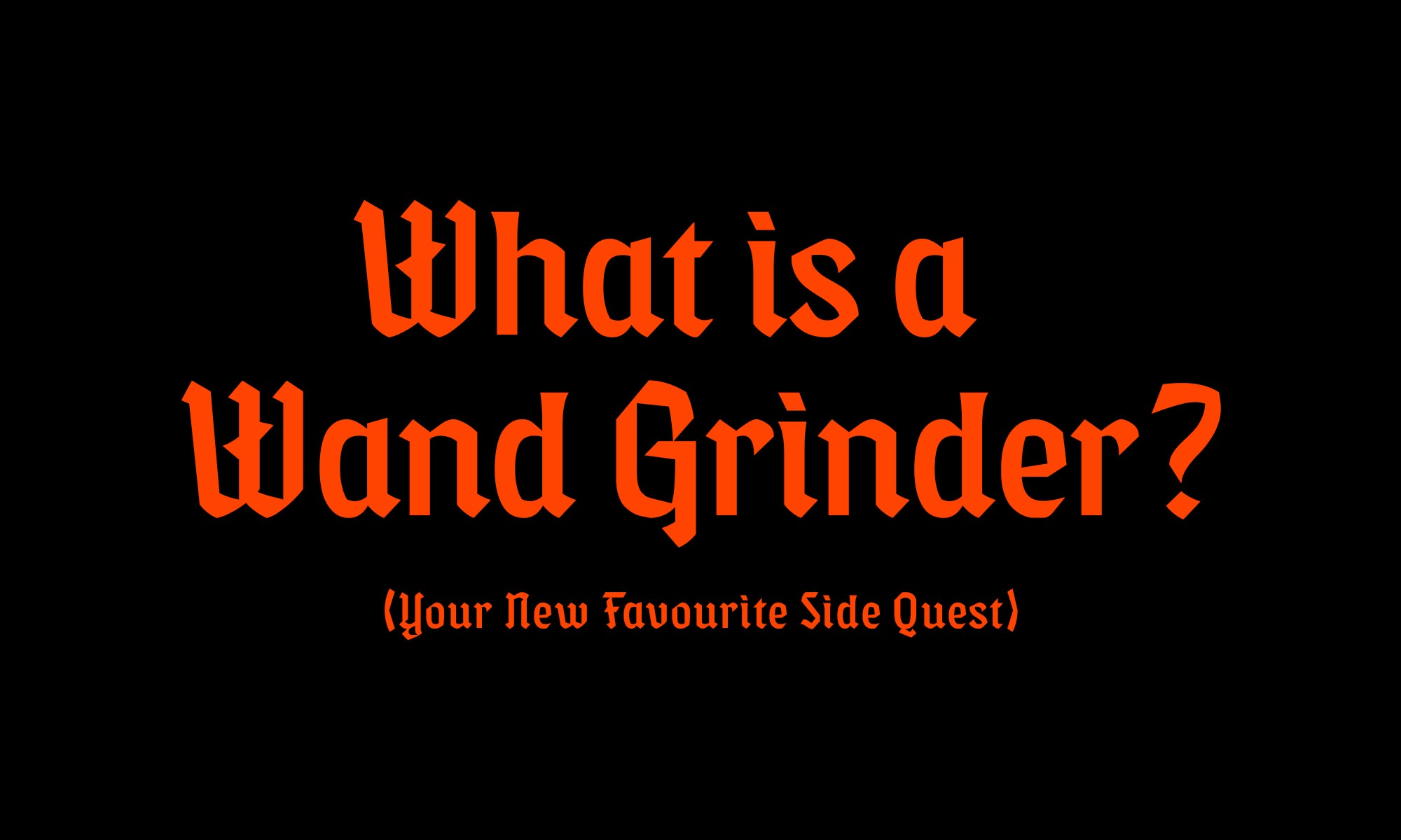 What Is a Wand Grinder? Affordable Ride-On Pleasure, Reimagined ...